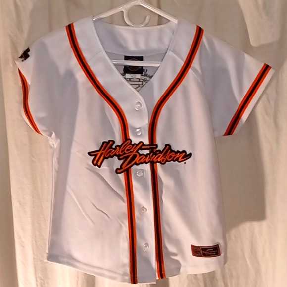 Harley-Davidson | Tops | Harley Davidson Baseball Jersey | Poshmark